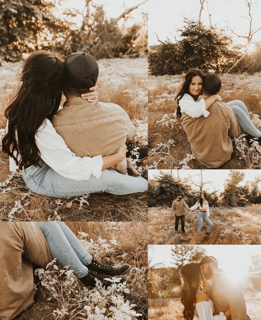 engagement session in orange county california san juan capistrano